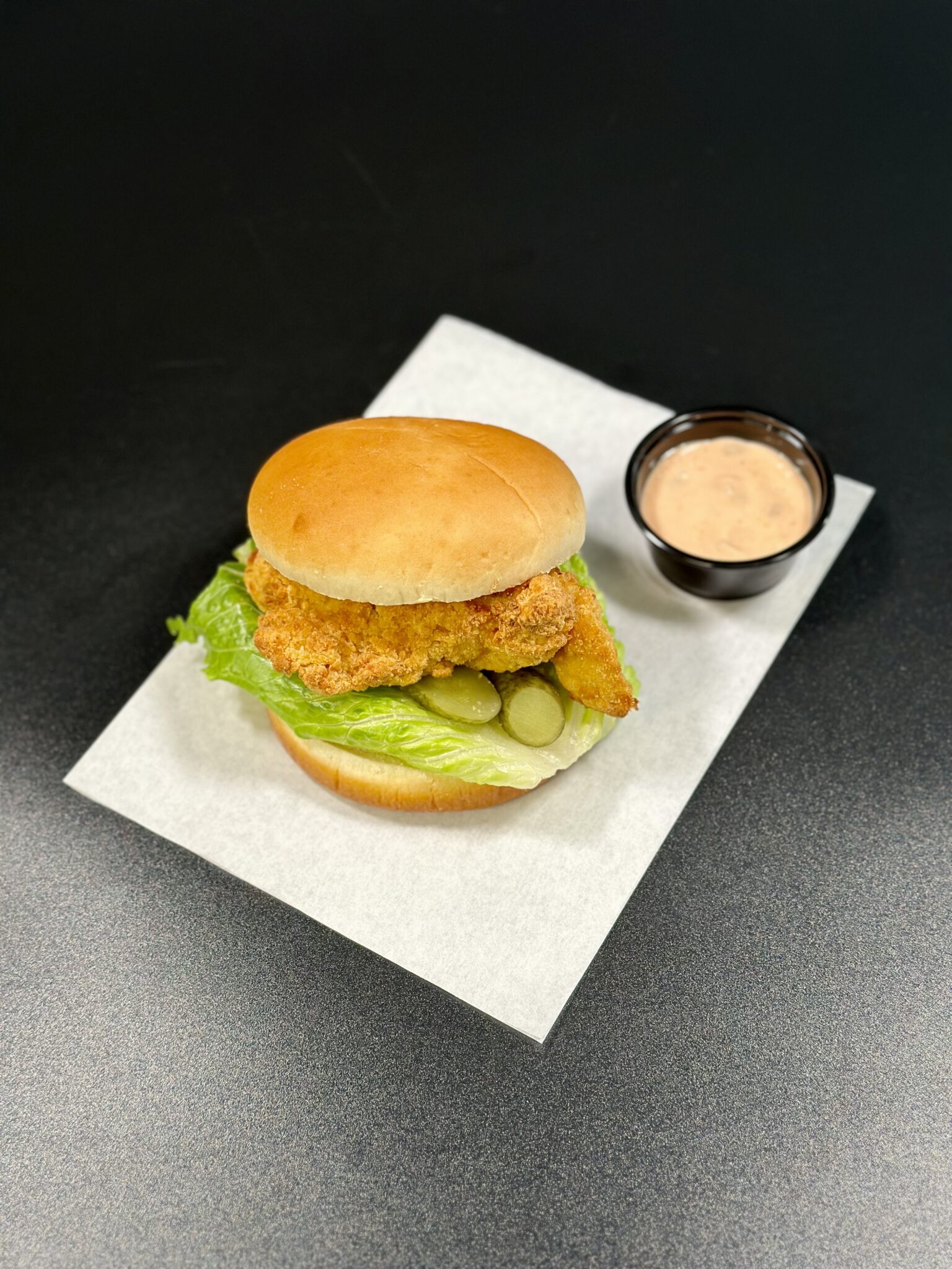 Crispy Chicken Sandwich - Fresh Flamingo